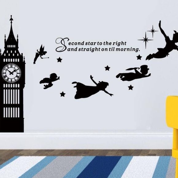 Peter Pan Clock Tower Silhouette